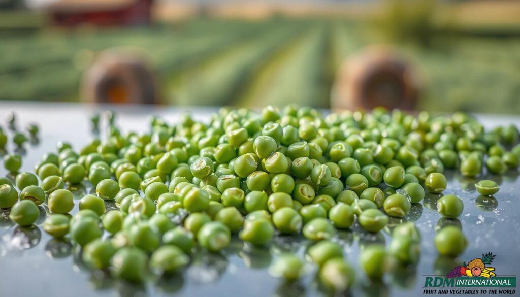 Delicious IQF Green Peas: Fresh-Frozen Goodness
