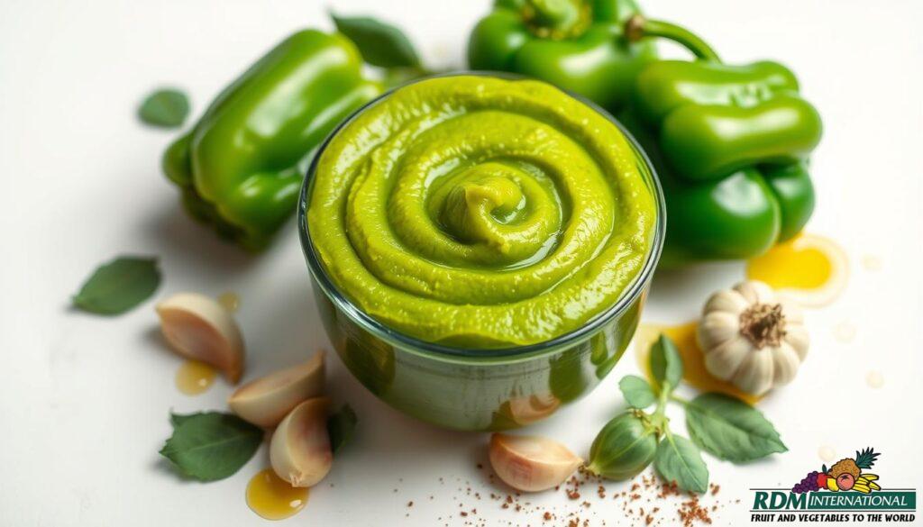 How to Make Creamy Green Bell Pepper Puree
